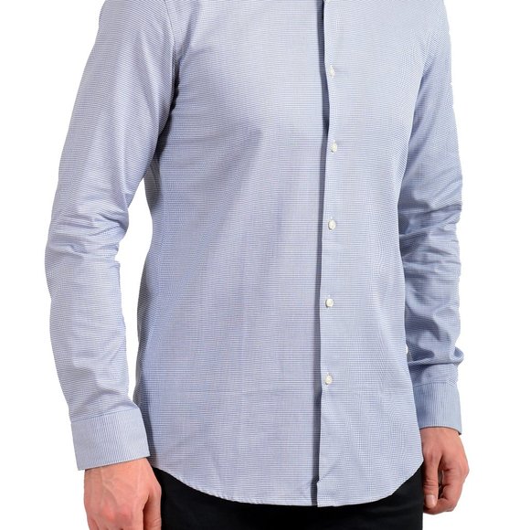 Hugo Boss | Shirts | Hugo Boss Mens Isko Slim Fit Multicolor Geometric ...